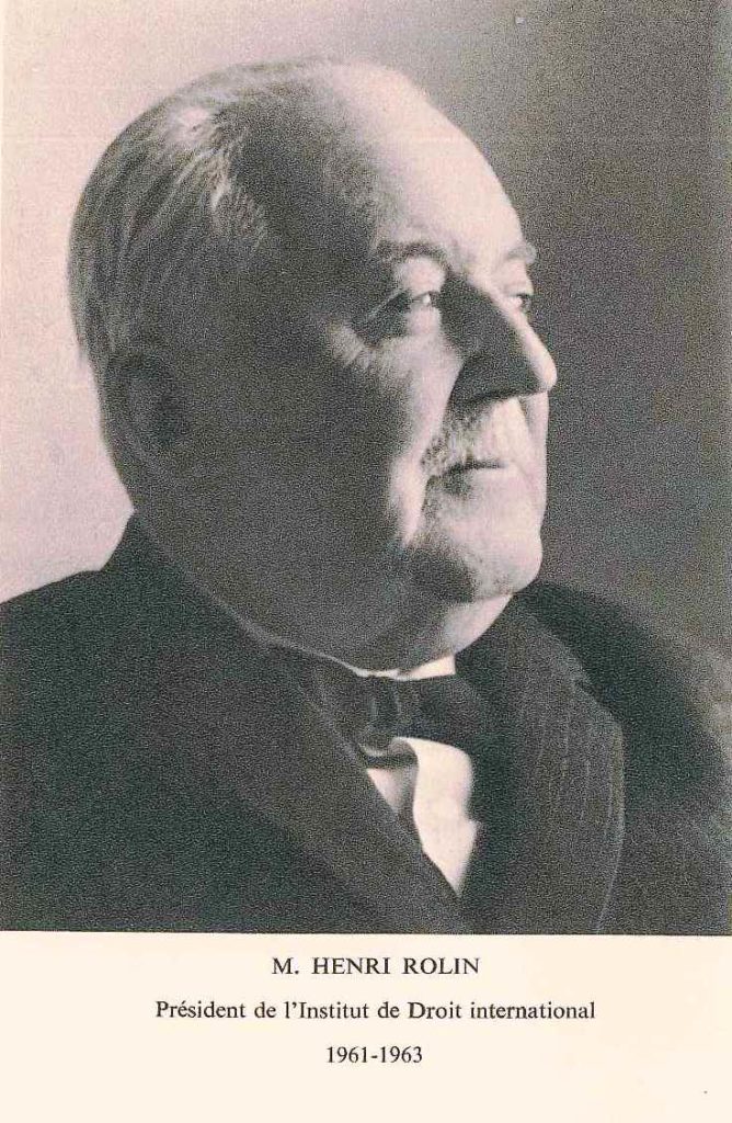 Former Presidents – Institut de Droit International